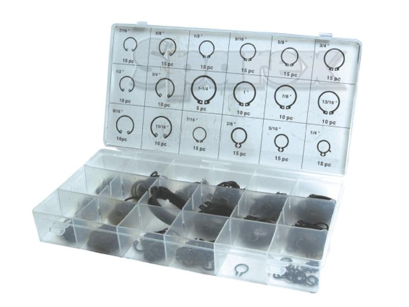 Internal and External Circlip Assortment - 225pc - ABY Workshop Projects