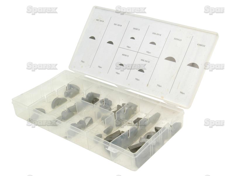Metric Woodruff Keys Assorted (80 pc) - ABY Workshop Projects